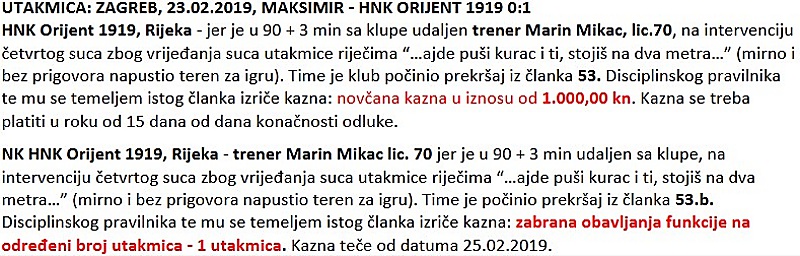 3. HNL: Marin Mikac kažnjen zbog nesportskog ponašanja u Maksimiru ...